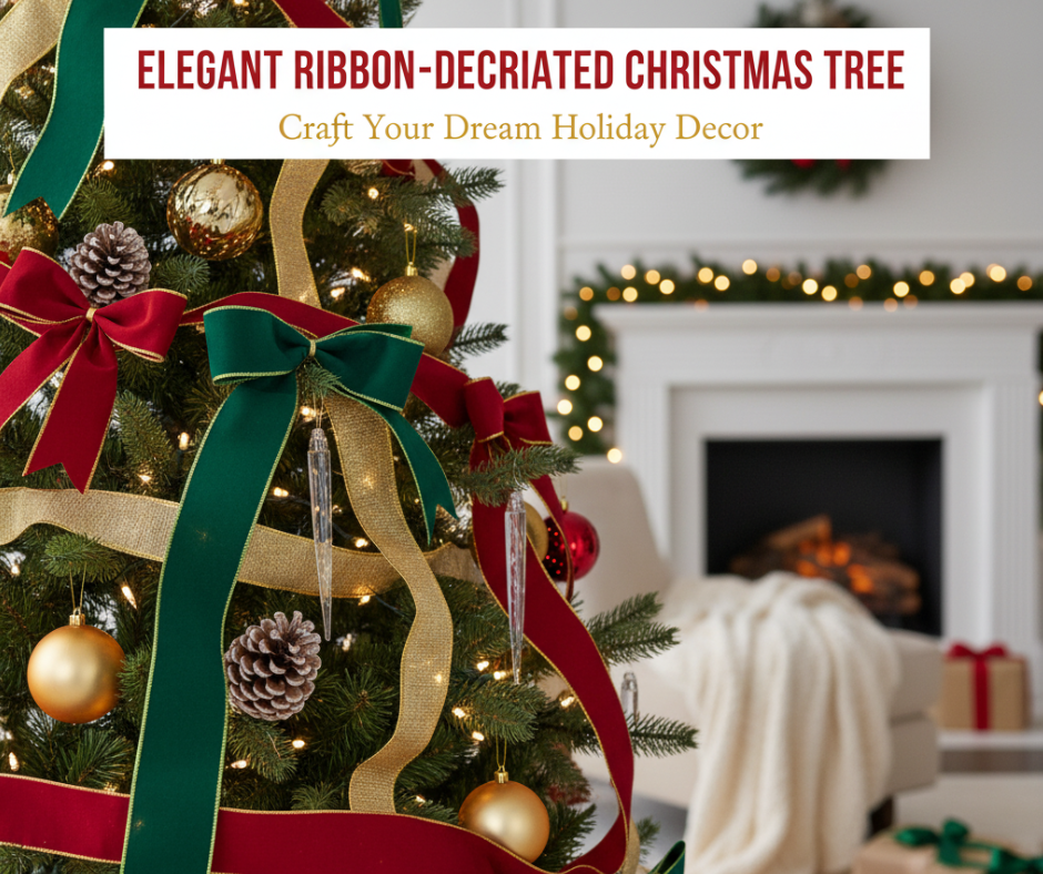 How to Decorate a Christmas Tree With Ribbons: A Step-by-Step Guide to ...